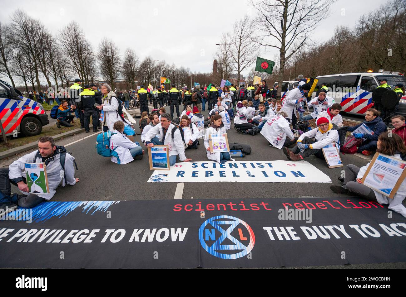 A12 Utrechtsebaan, The Hague, The Netherlands. Saturday 3 February ...