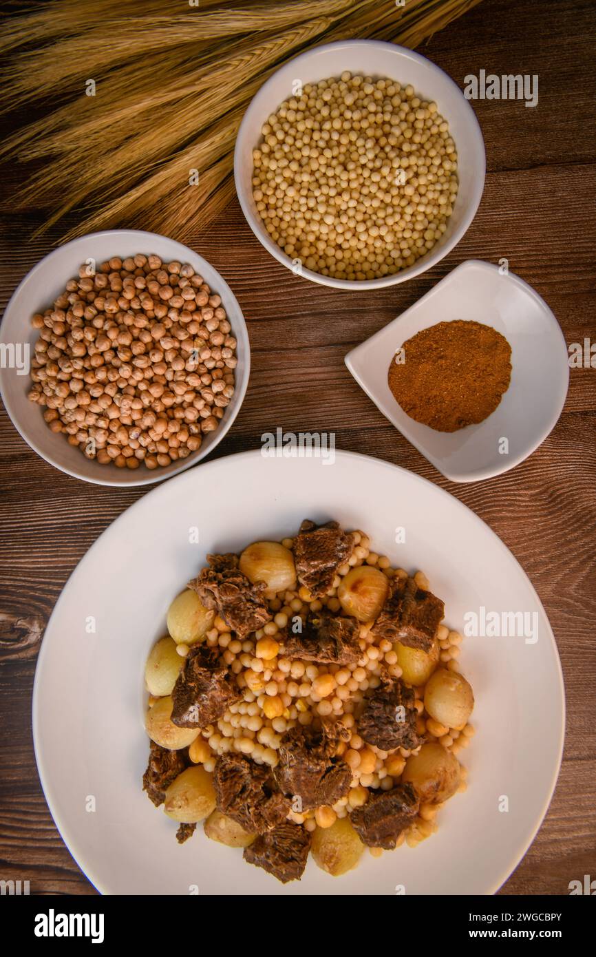 Moughrabieh is a popular dish, LEBANESE RECIPE FOR MOUGHRABIEH WITH ...