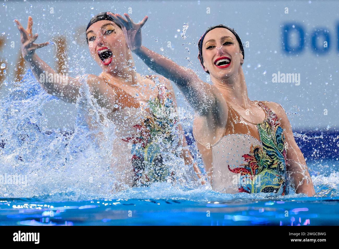 Doha, Qatar. 04th Feb, 2024. Athletes of team Italy compete in the ...