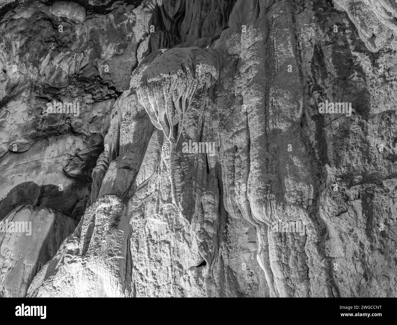 Las Güixas Cave, Villanúa, Pyrenees, Huesca, Aragon, Spain. Cave that ...