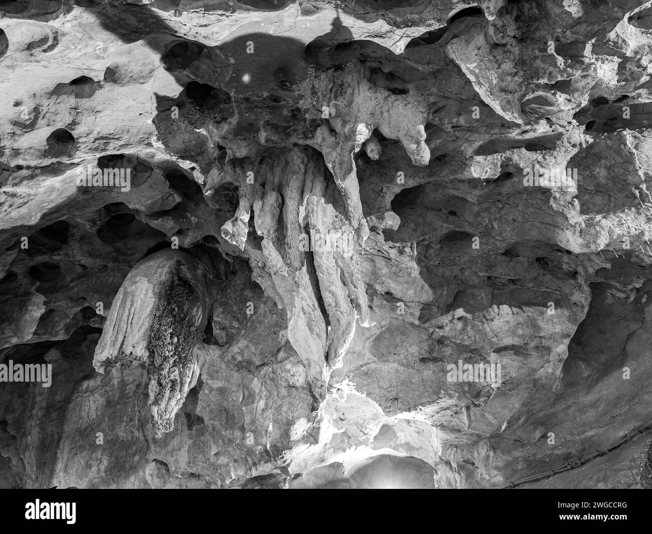 Las Güixas Cave, Villanúa, Pyrenees, Huesca, Aragon, Spain. Cave that ...