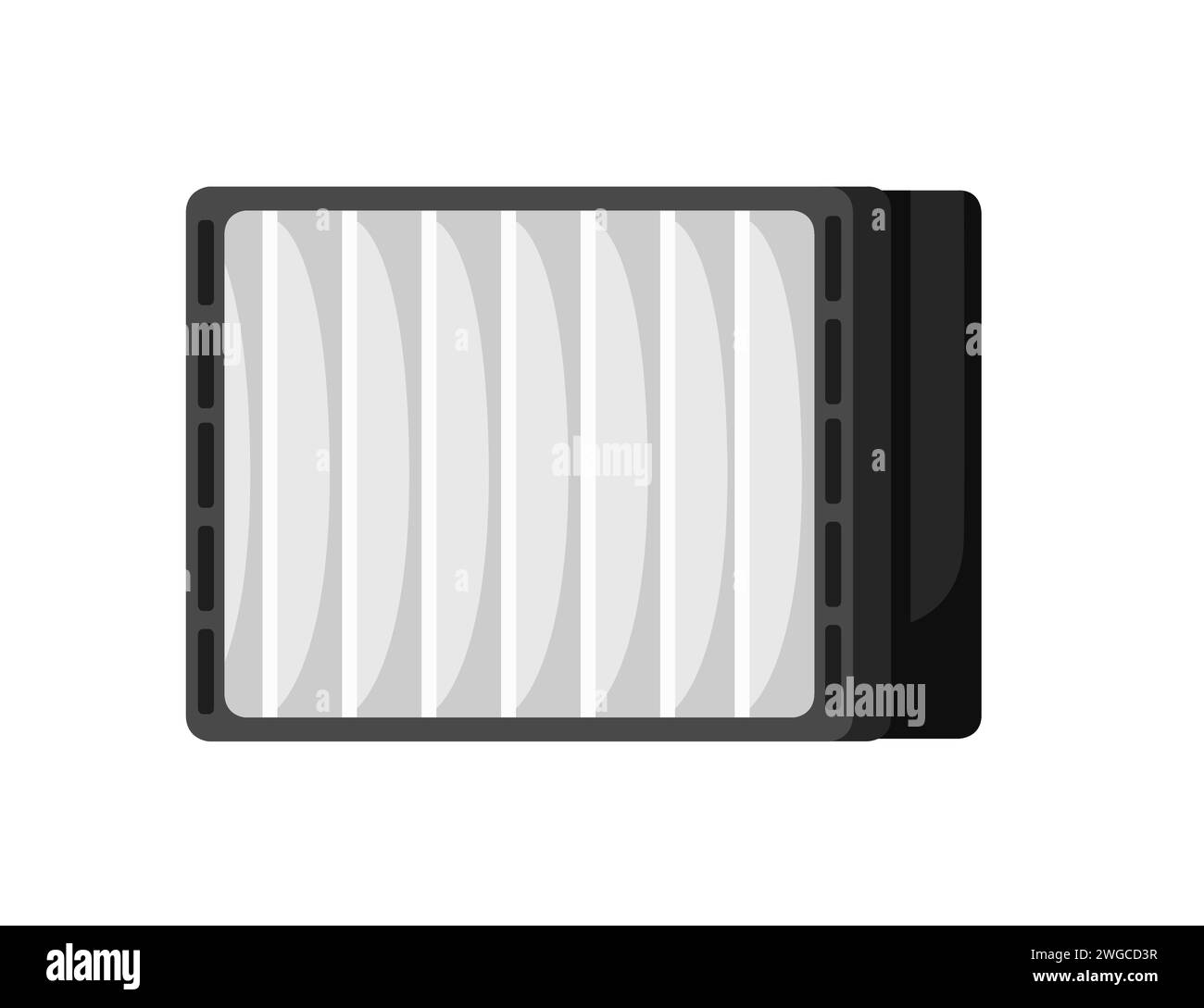 Air filter for car engine or for the car interior vector illustration ...