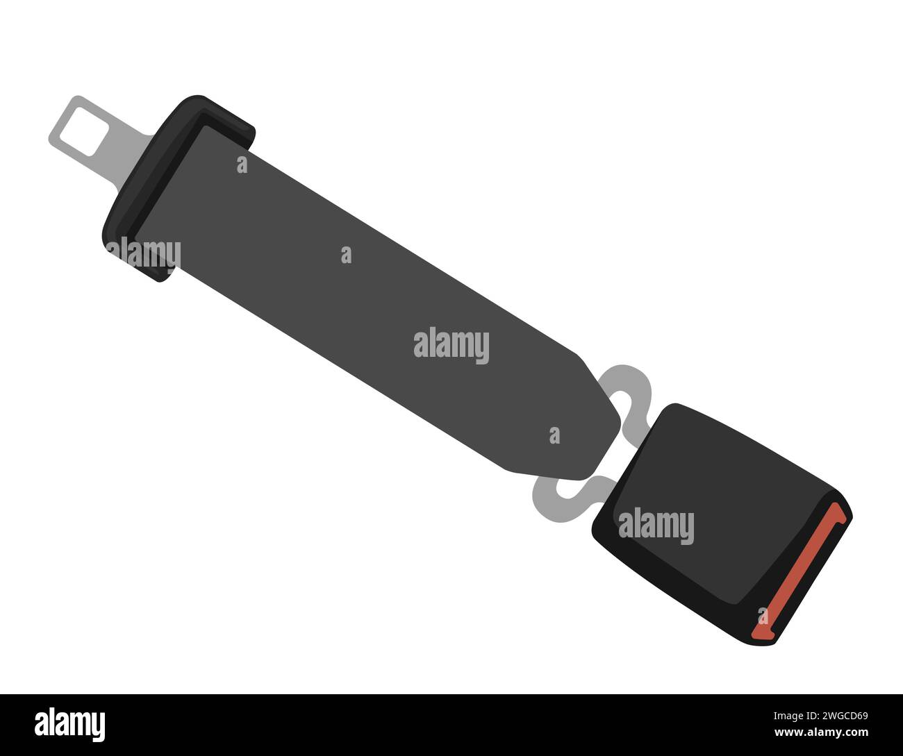 Safety belt car equipment vector illustration isolated on white ...