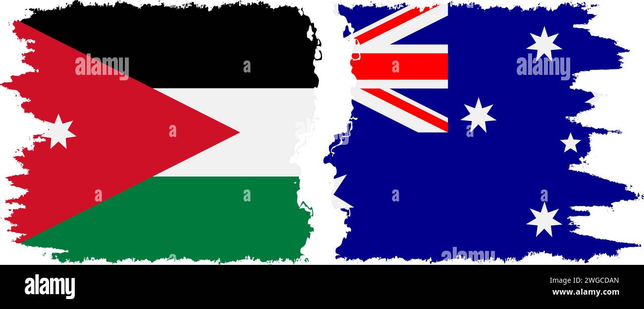 Australia jordan flag hi-res stock photography and images - Alamy