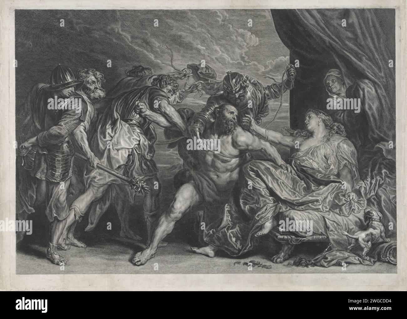 Samson and Delila, Hendrik Snyers, After Anthony van Dyck, 1635 - 1644 ...