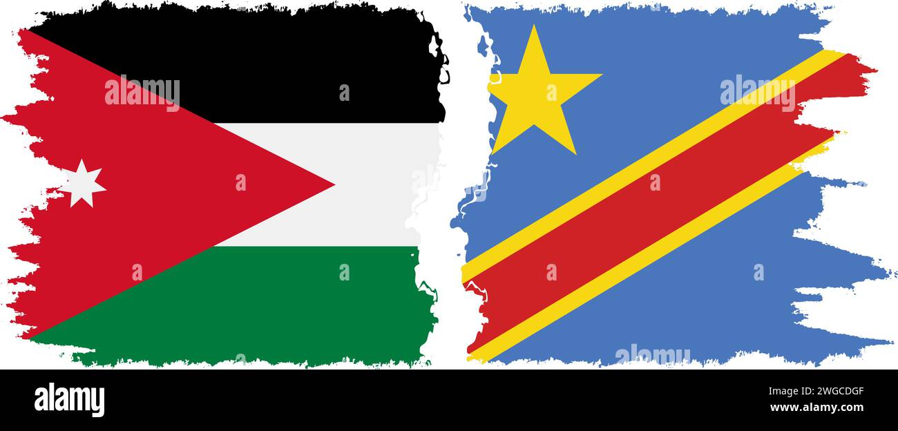 Jordan congo flag Stock Vector Images - Alamy