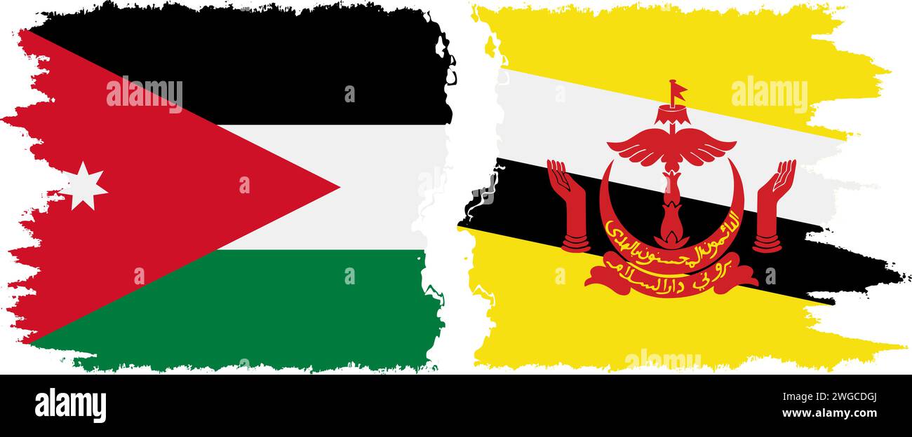 Brunei jordan flag hi-res stock photography and images - Alamy