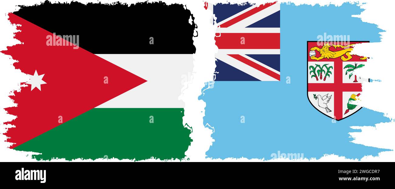Fiji jordan flag Stock Vector Images - Alamy
