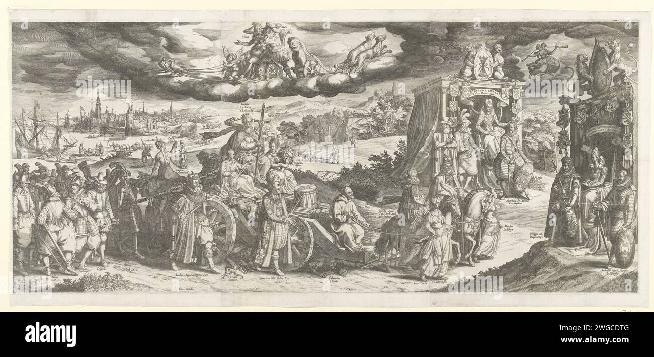 Allegory on the twelve -year file, 1609, 1640 - 1660 print Great ...