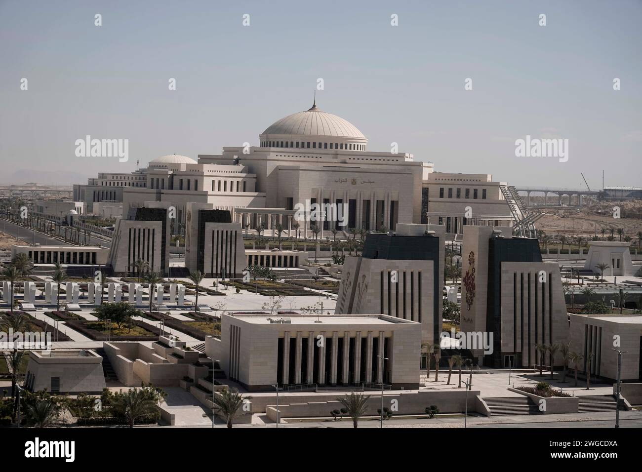 The Parliament headquarters at the Egypt's New Administrative Capital ...