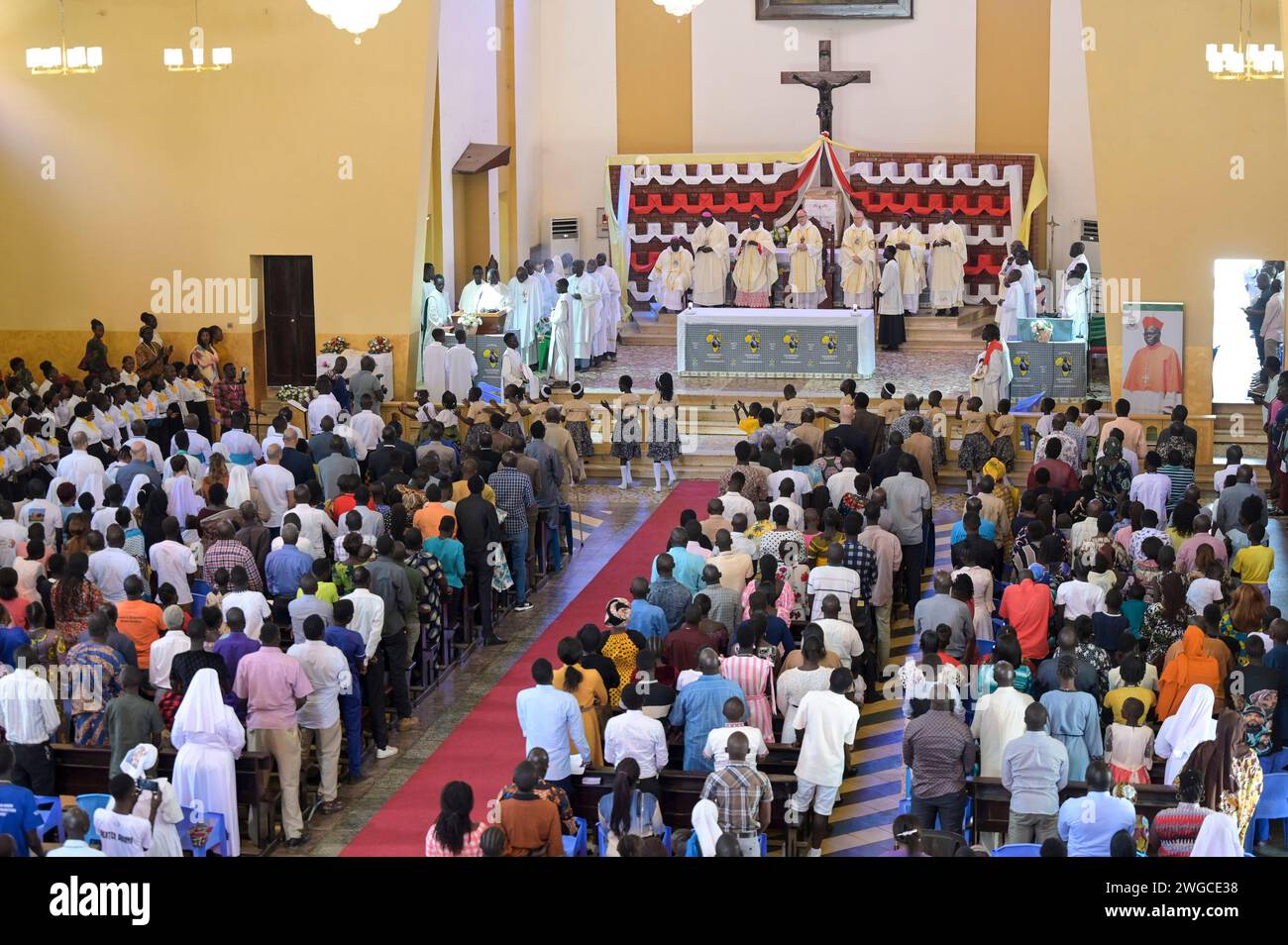 SOUTH-SUDAN, capital city Juba, catholic church, Cardinal Michael ...