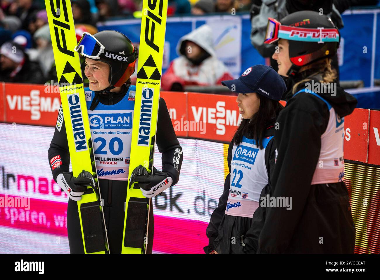 1. Platz: Silje OPSETH (Norwegen) mit Thea Minyan BJOERSETH (Norwegen ...