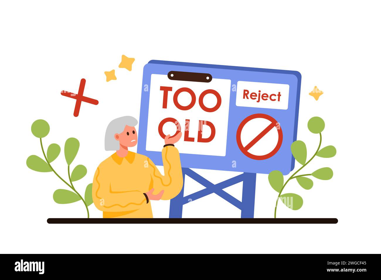 Age discrimination in hiring, ageism, unequal rights and difficulty in ...