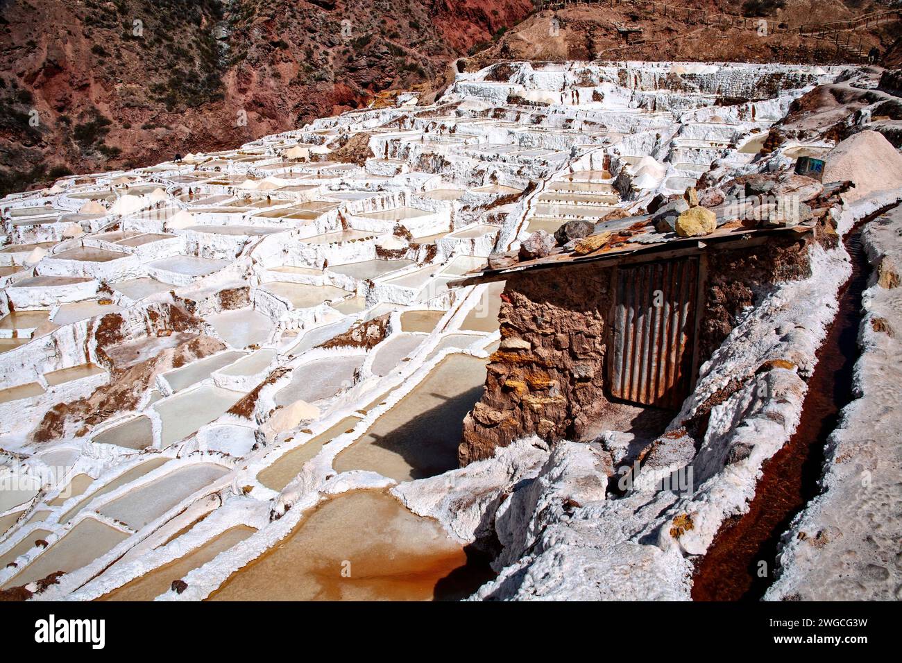 Salinas de maras, peru hi-res stock photography and images - Alamy