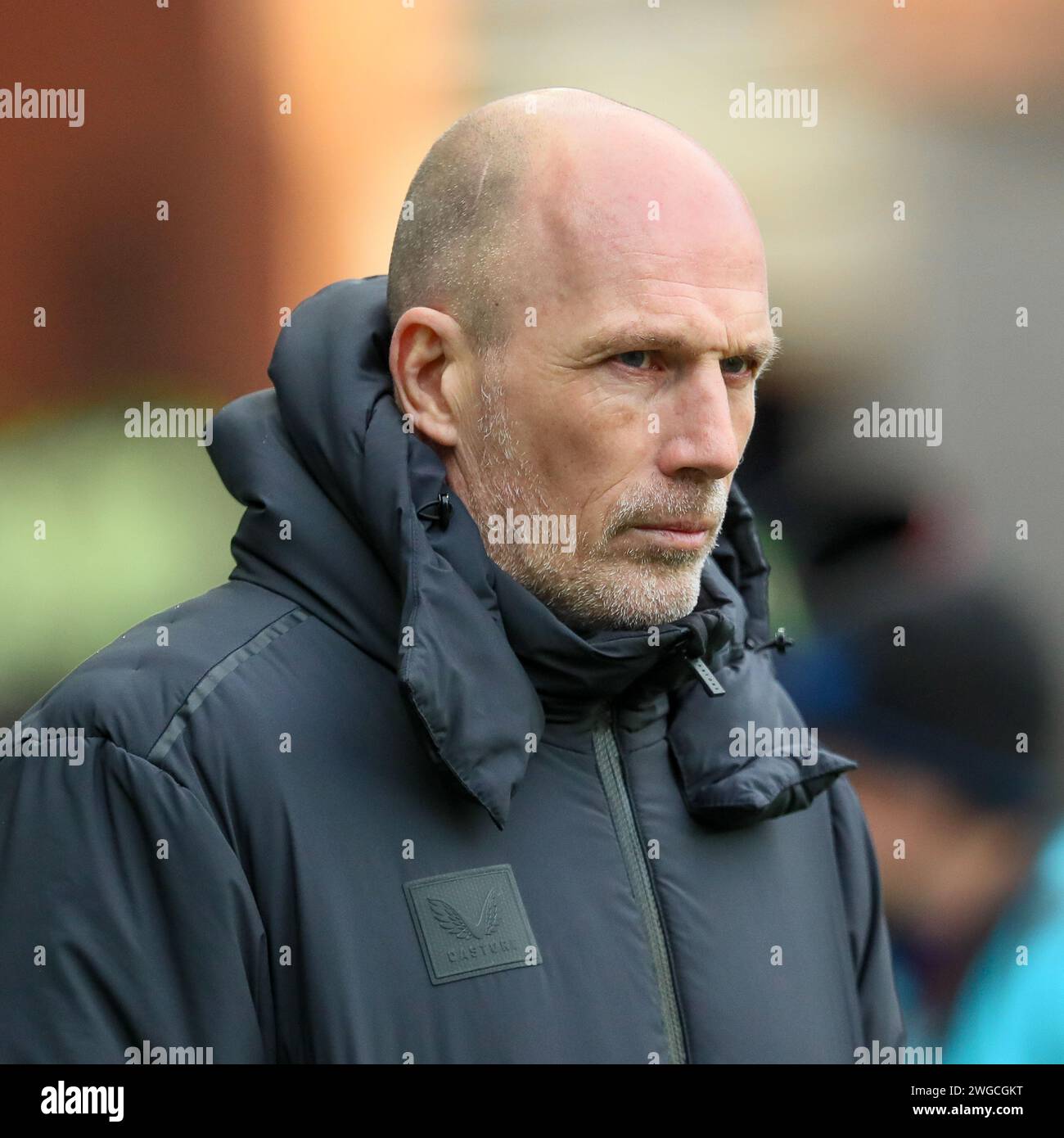 PHILIPPE CLEMENT, manager coach for Rangers FC. Image taken at Ibrox ...
