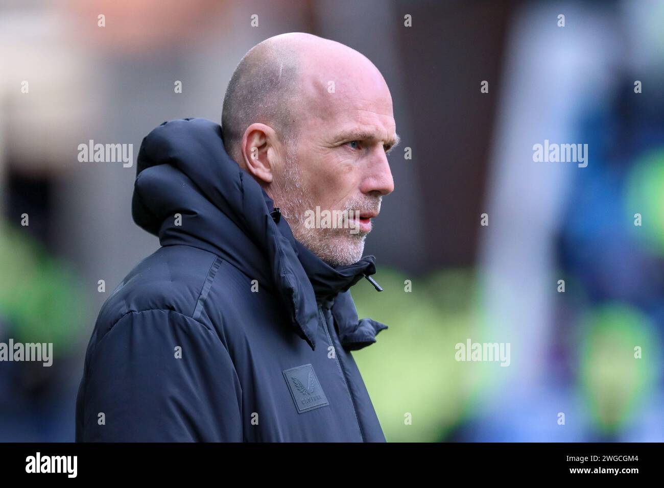 PHILIPPE CLEMENT, manager coach for Rangers FC. Image taken at Ibrox ...