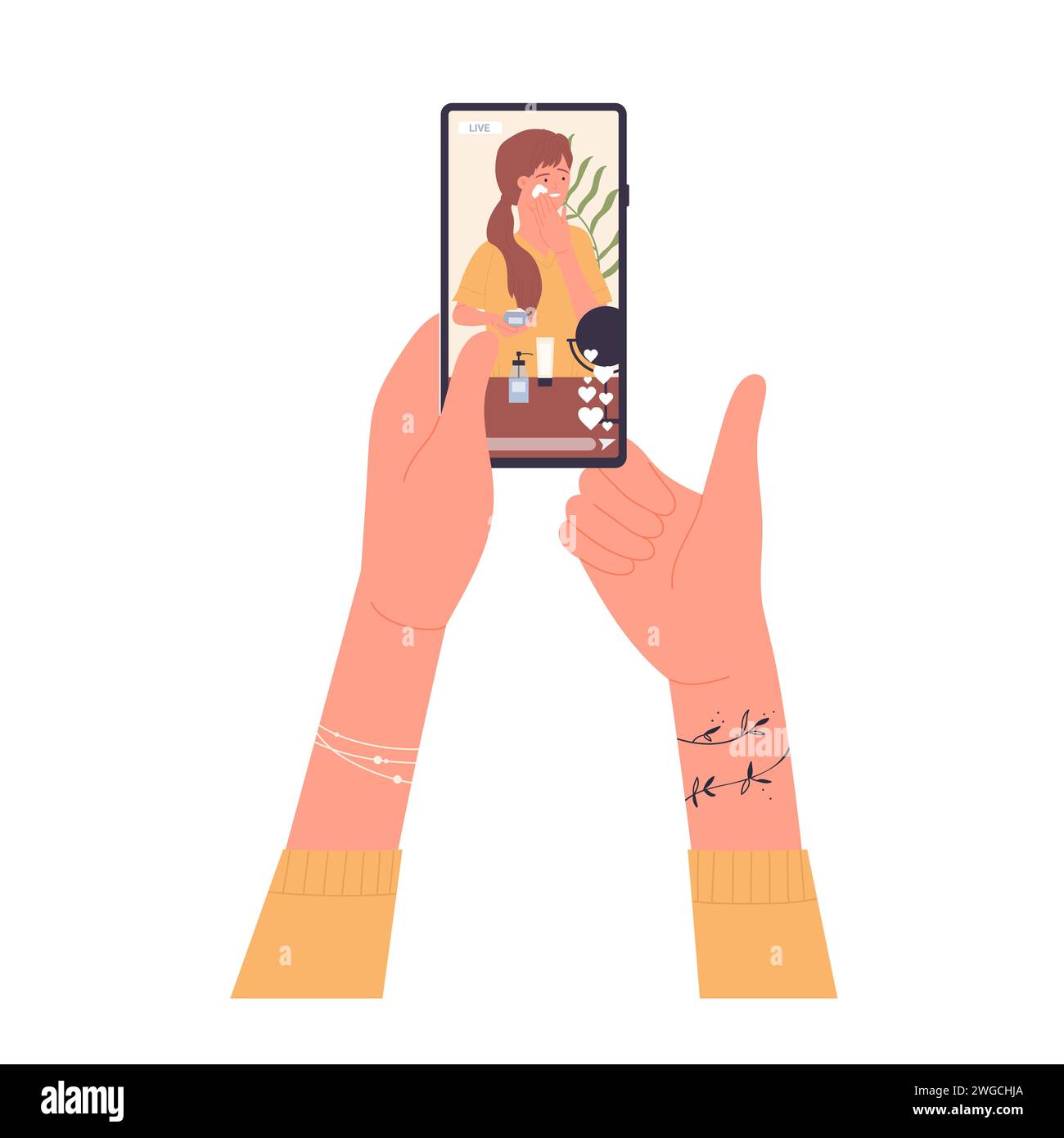 Colleague watching Stock Vector Images - Alamy