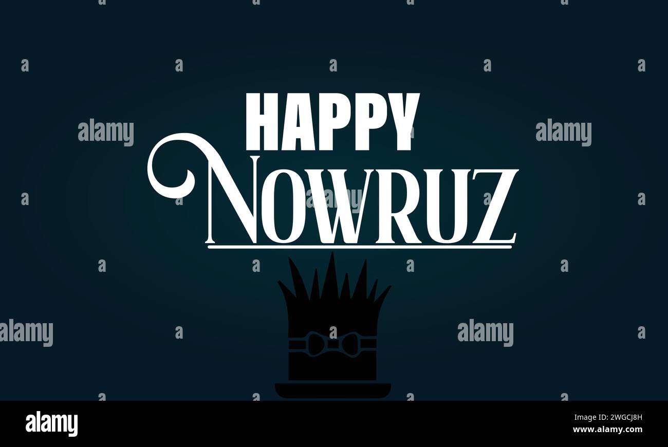Happy Nowruz amazing text illustration design Stock Vector Image & Art ...