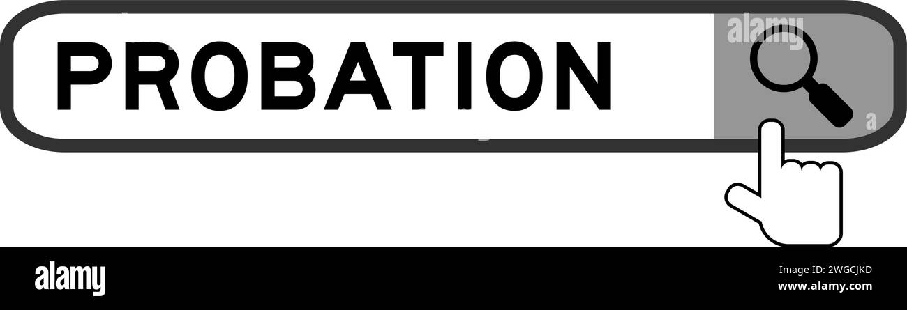 Probation vector vectors hi-res stock photography and images - Alamy