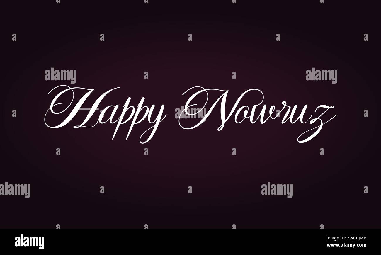 Happy Nowruz amazing text illustration design Stock Vector Image & Art ...