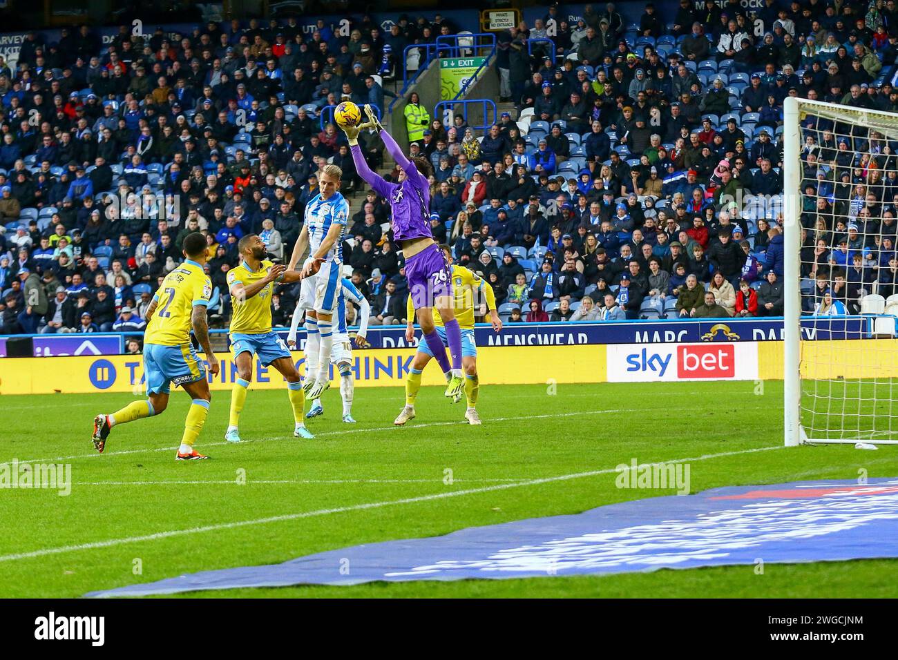 John Smith's Stadium, Huddersfield, England - 3rd February 2024 James ...