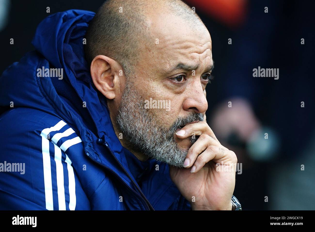 Nottingham Forest manager Nuno Espirito Santo before the Premier League ...