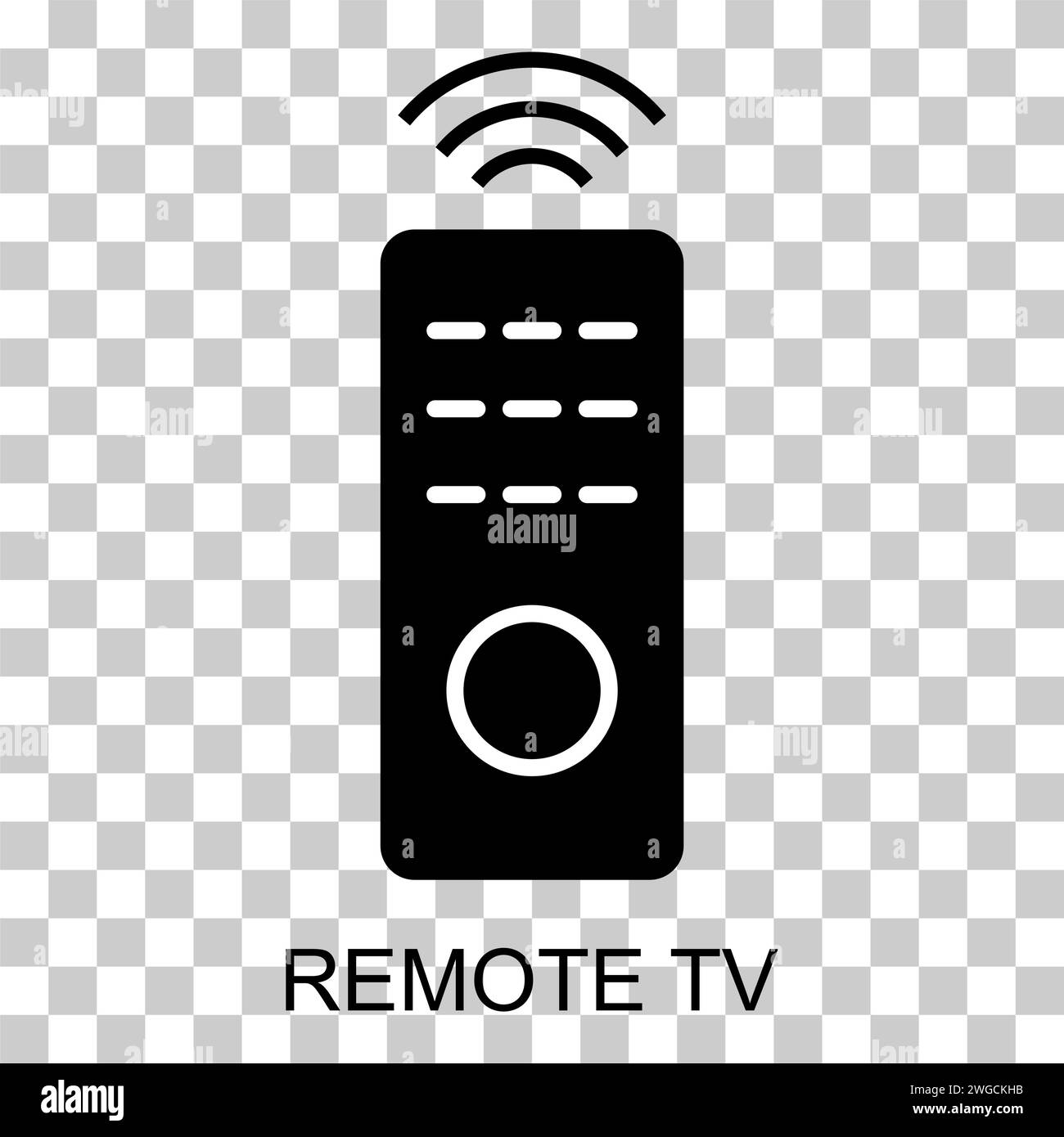 Remote tv device icon, control technology media television sign, web ...
