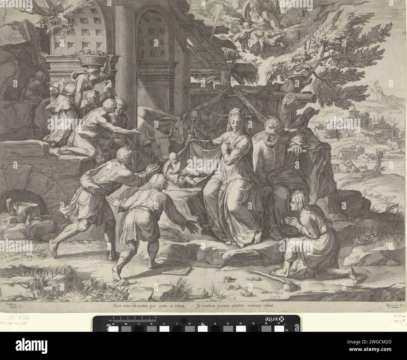 Worship by De Herders, Cornelis Cort, After Polidoro da Caravaggio ...