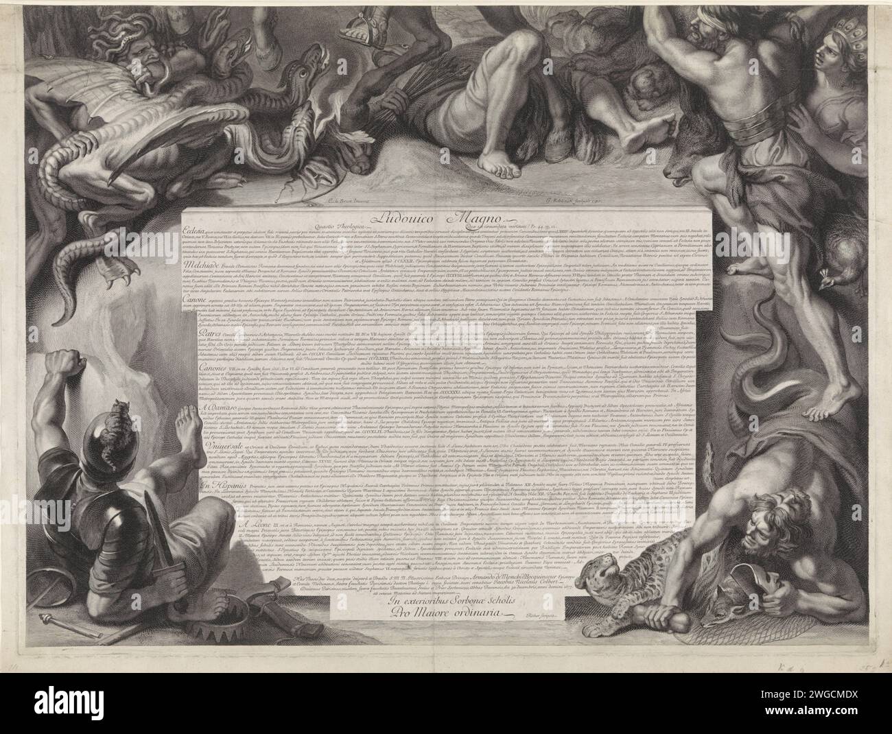 Allegory louis xiv charles le brun hi-res stock photography and images - Alamy