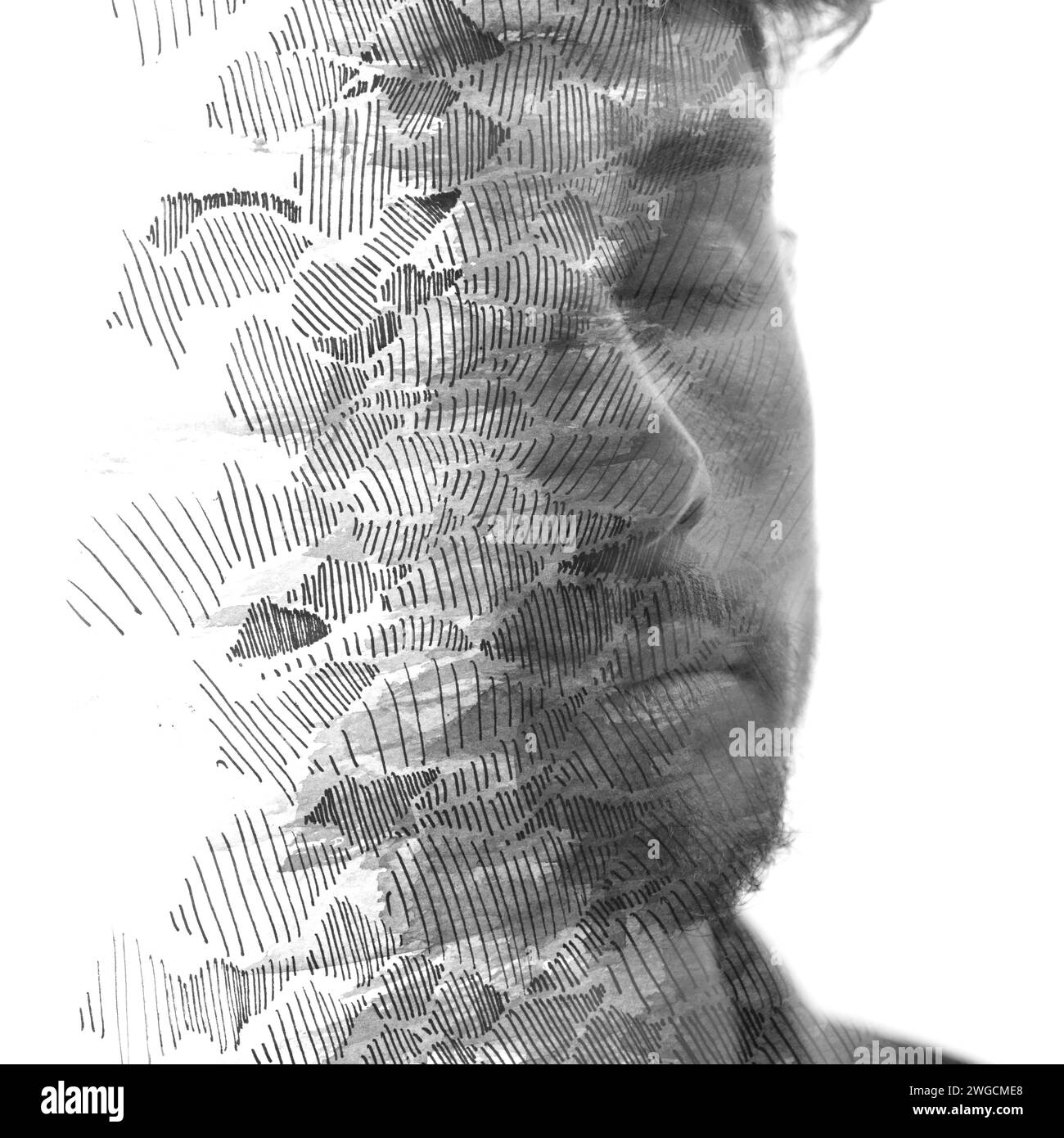 Disappearing hand Black and White Stock Photos & Images - Alamy