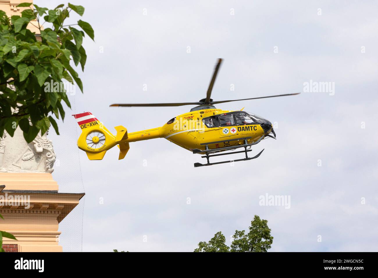 ÖAMTC Rescue Helicopter Stock Photo - Alamy