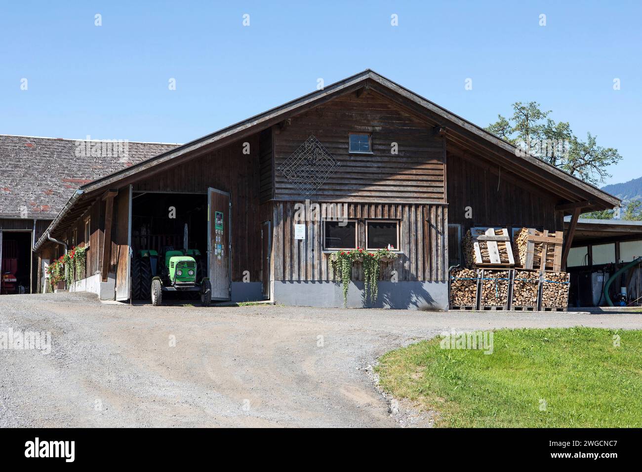 Farm Holidays In Bregenzerwald, Vorarlberg, Austria Stock Photo - Alamy