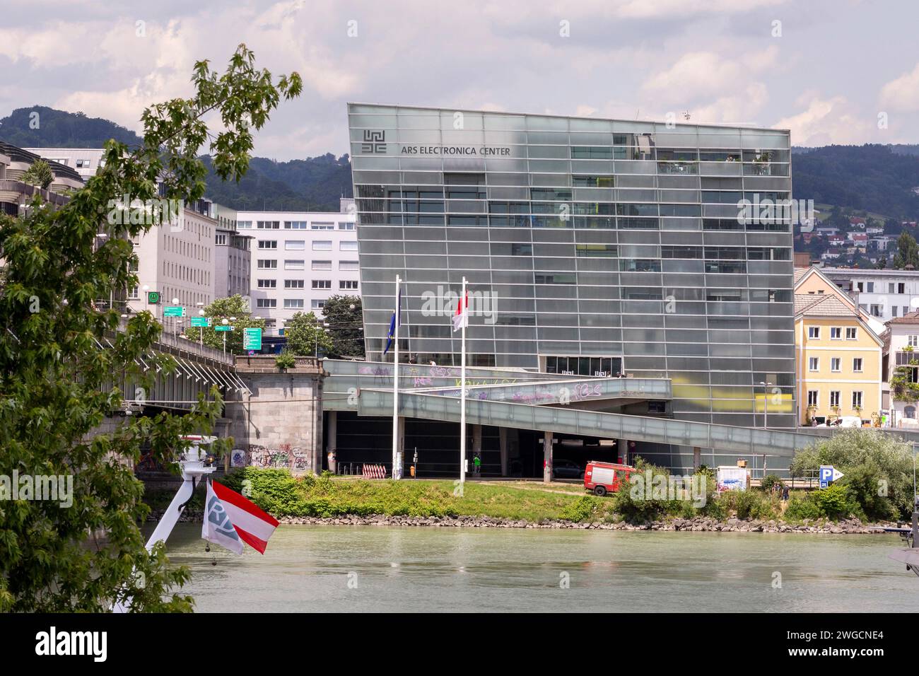 Ars Electronica Centre, Linz, Upper Austria, Austria Stock Photo - Alamy