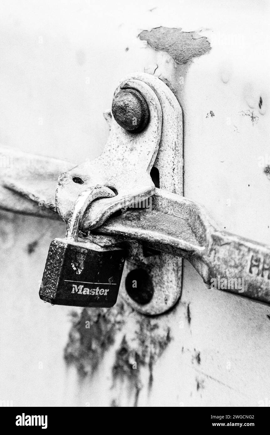 Shipping containers used for storage, Winchester, Hampshire, England ...