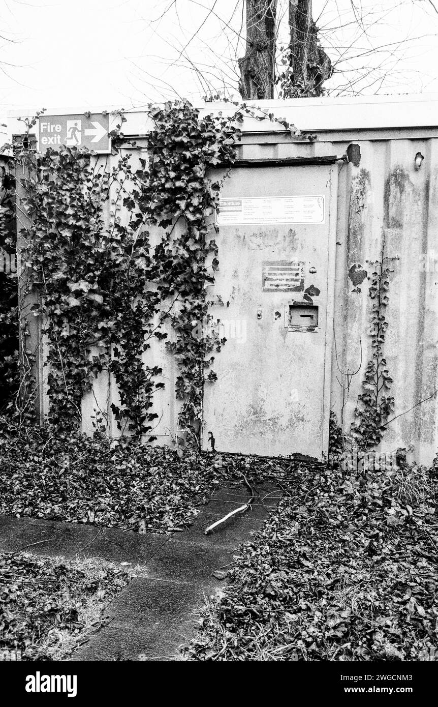 Shipping containers used for storage, Winchester, Hampshire, England ...