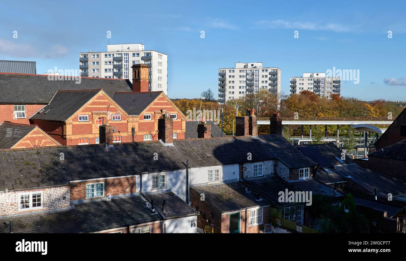 Rear view apartment houses hi-res stock photography and images - Alamy