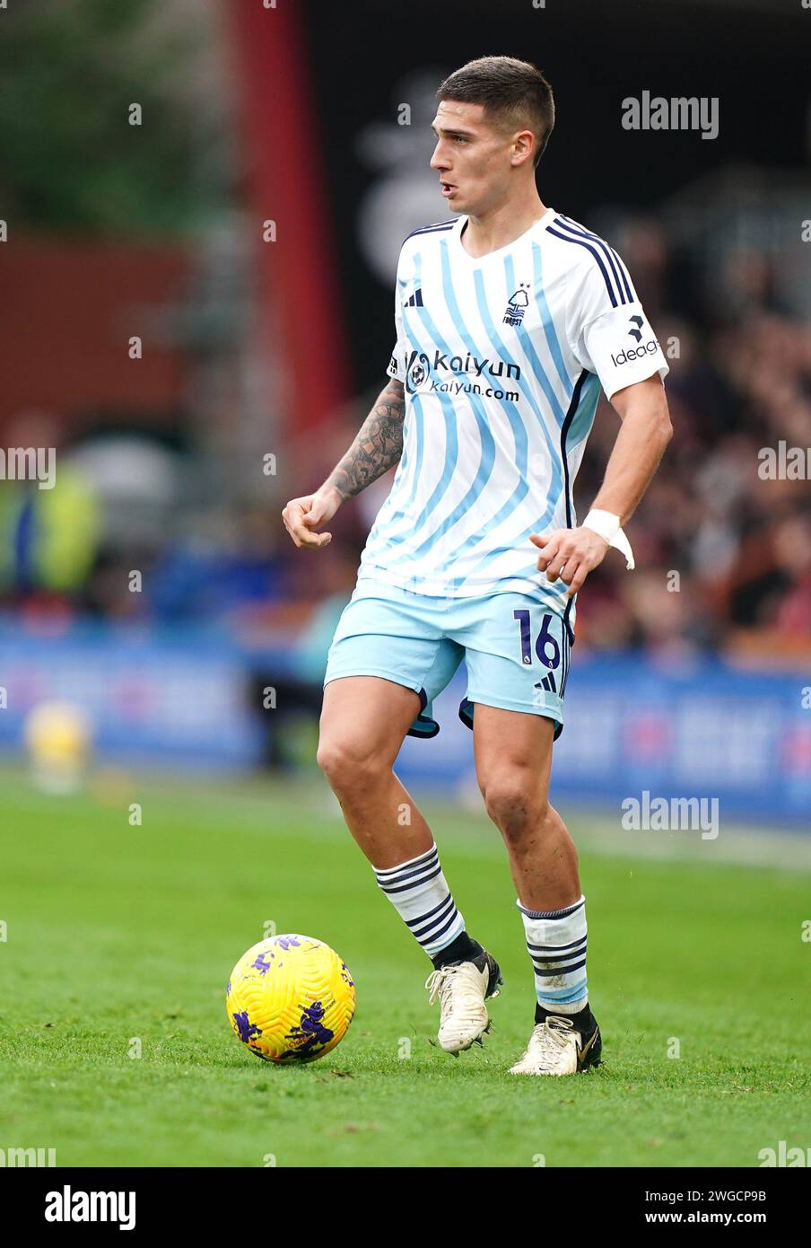 Nottingham Forest's Nicolas Dominguez in action during the Premier ...