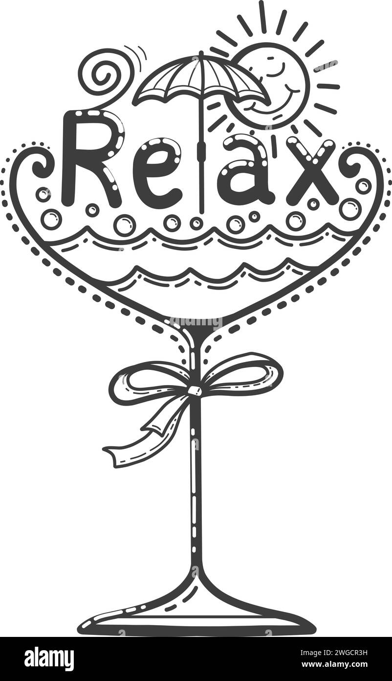 Glass lime drink on Stock Vector Images - Alamy