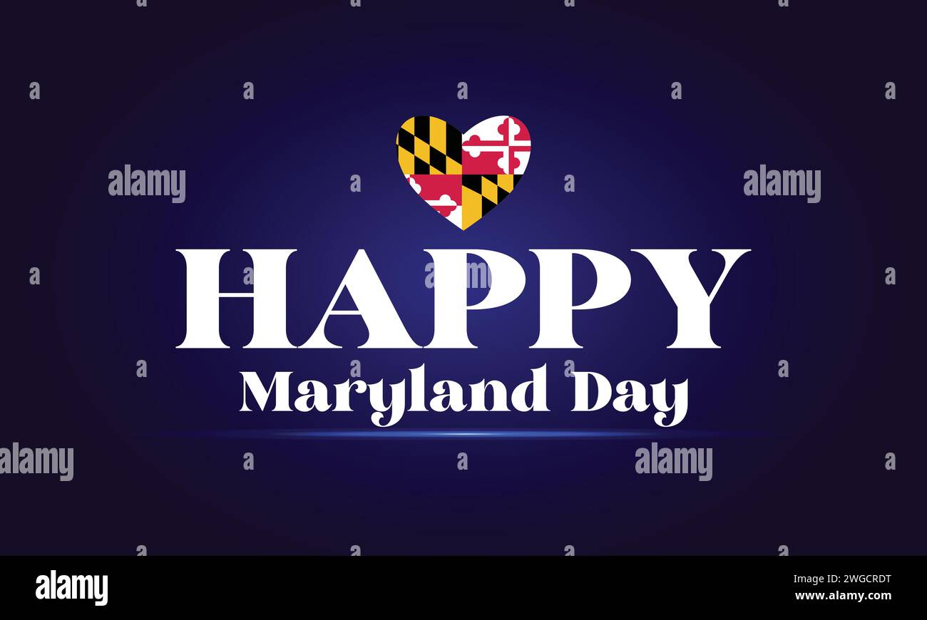Maryland heart Stock Vector Images - Alamy
