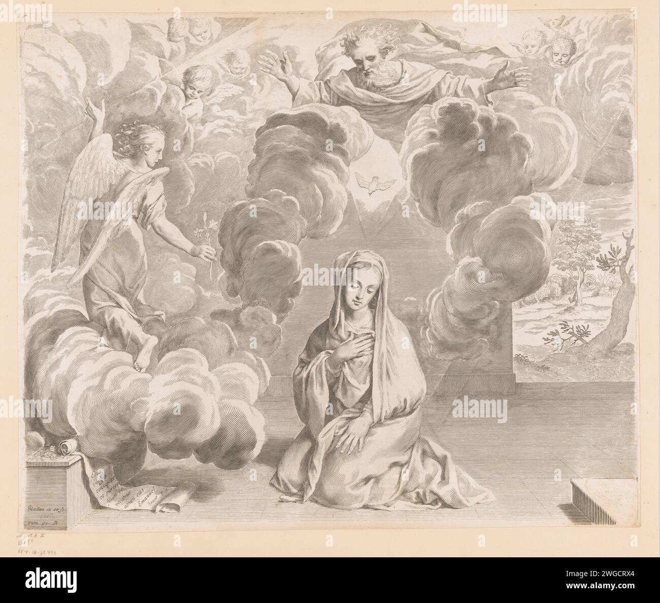 Mary kneeling hi-res stock photography and images - Alamy