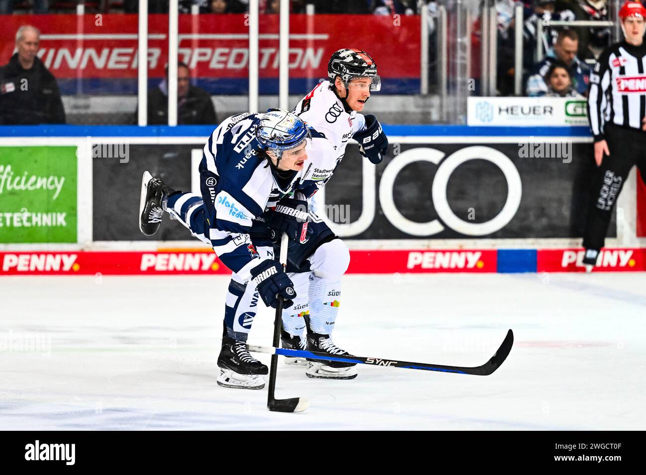 Iserlohn, Deutschland. 04th Feb, 2024. Tyler Boland (Iserlohn Roosters ...