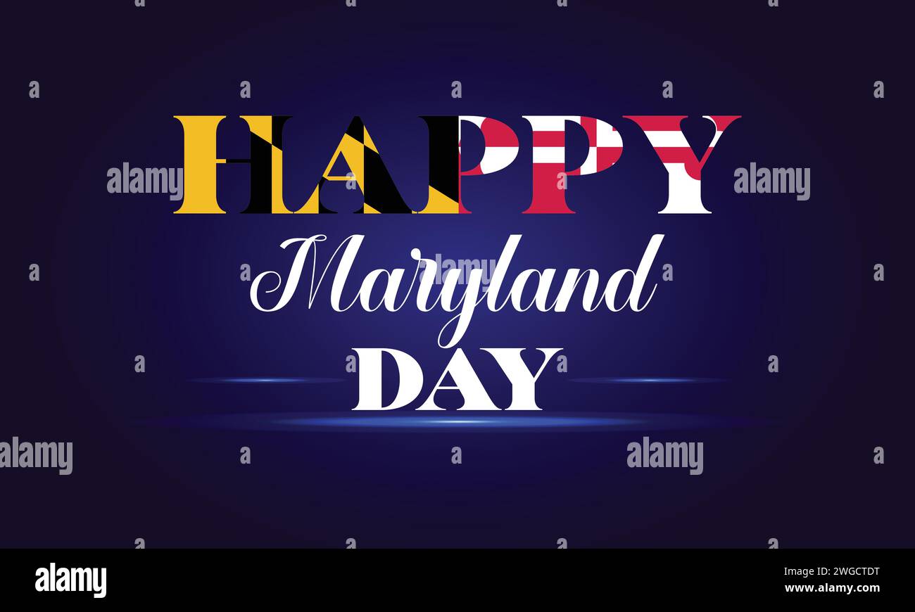 Maryland flag vector vectors hi-res stock photography and images - Alamy