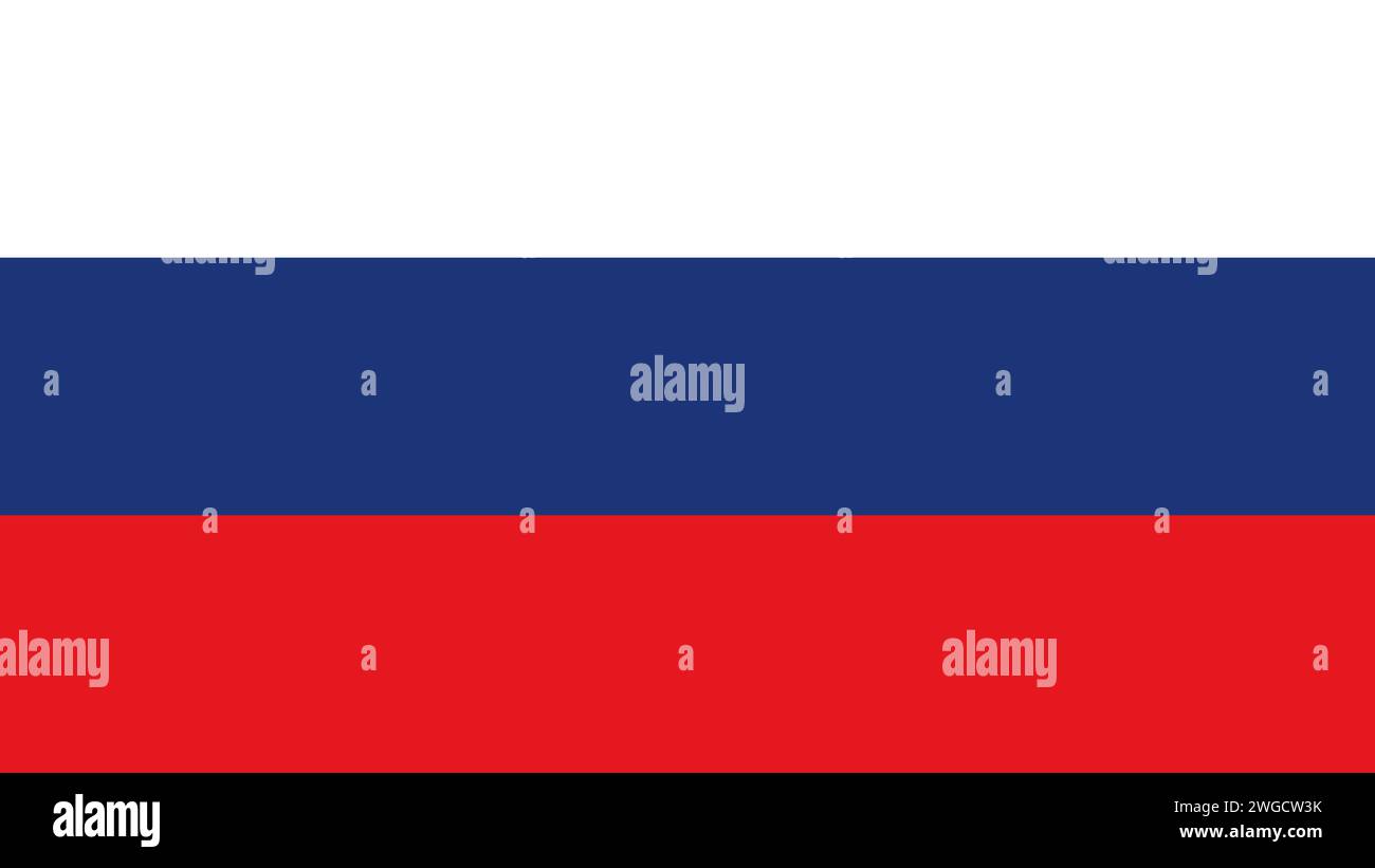 The national flag of the Russian Federation of Russia with the correct ...