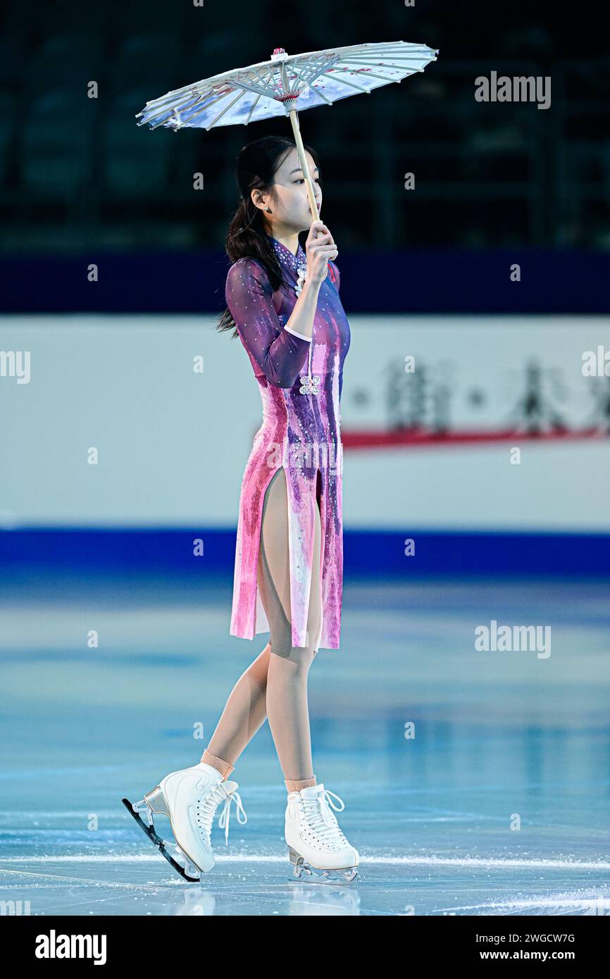 Yi Zhu Chn During Exhibition Gala At The Isu Four Continents Figure Skating Championships