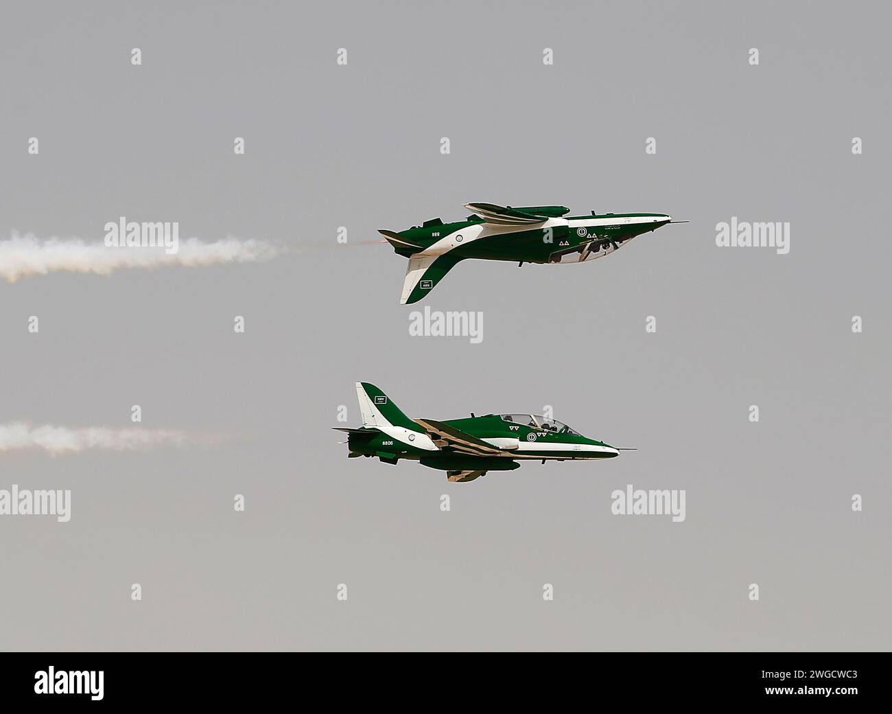 Riyadh, Saudi Arabia. 4th Feb, 2024. Saudi Hawks, the Royal Saudi Air ...