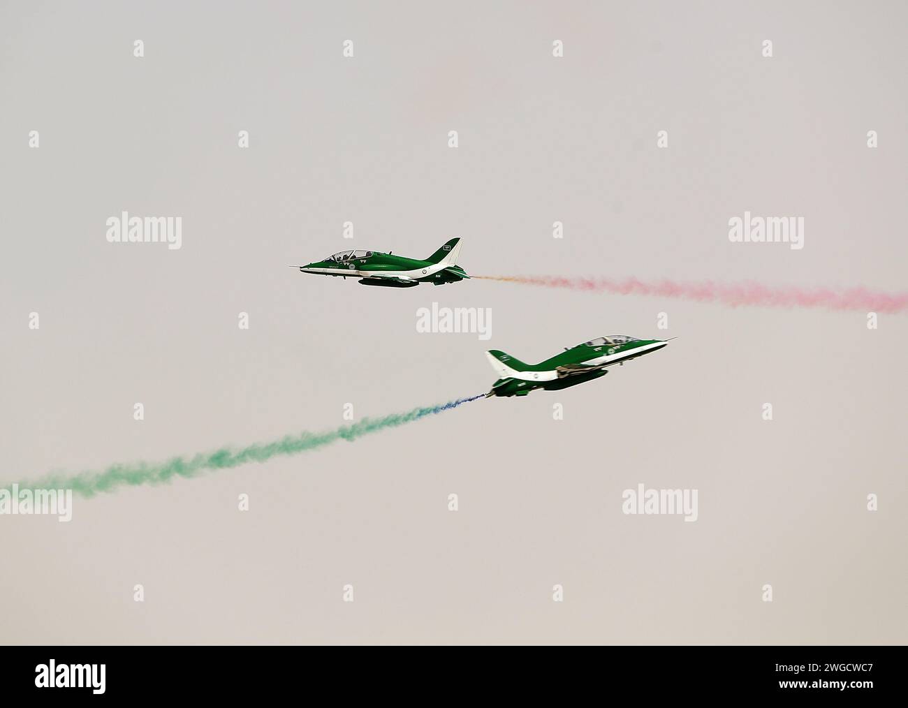 Riyadh, Saudi Arabia. 4th Feb, 2024. Saudi Hawks, the Royal Saudi Air ...
