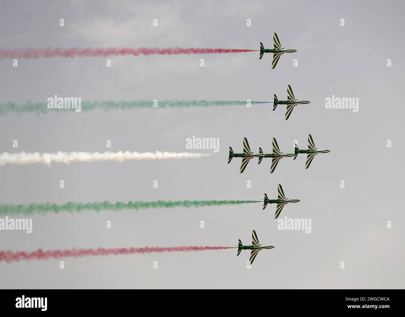 Riyadh, Saudi Arabia. 4th Feb, 2024. Saudi Hawks, the Royal Saudi Air ...