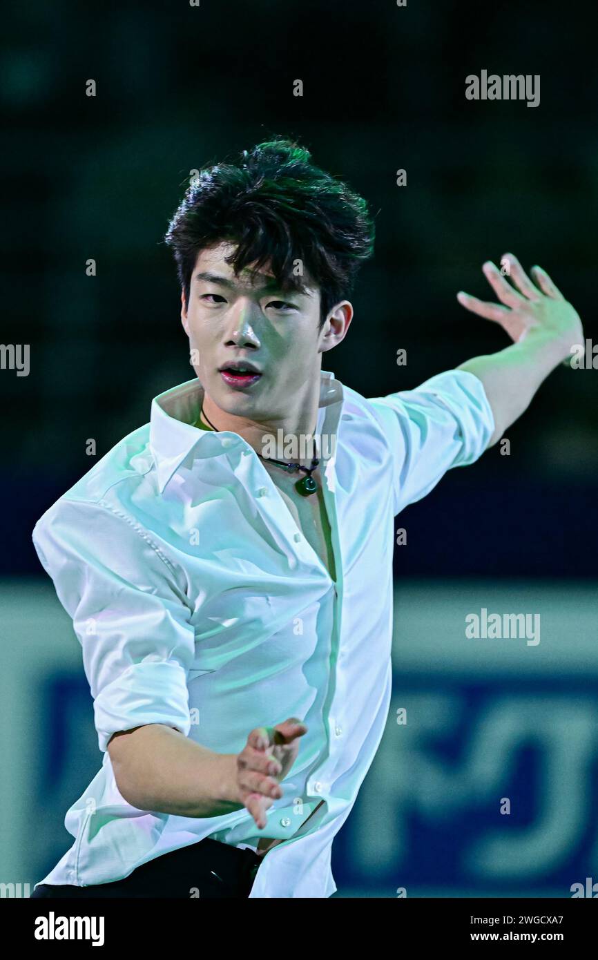 Yudong CHEN (CHN), during Exhibition Gala, at the ISU Four Continents Figure Skating ...