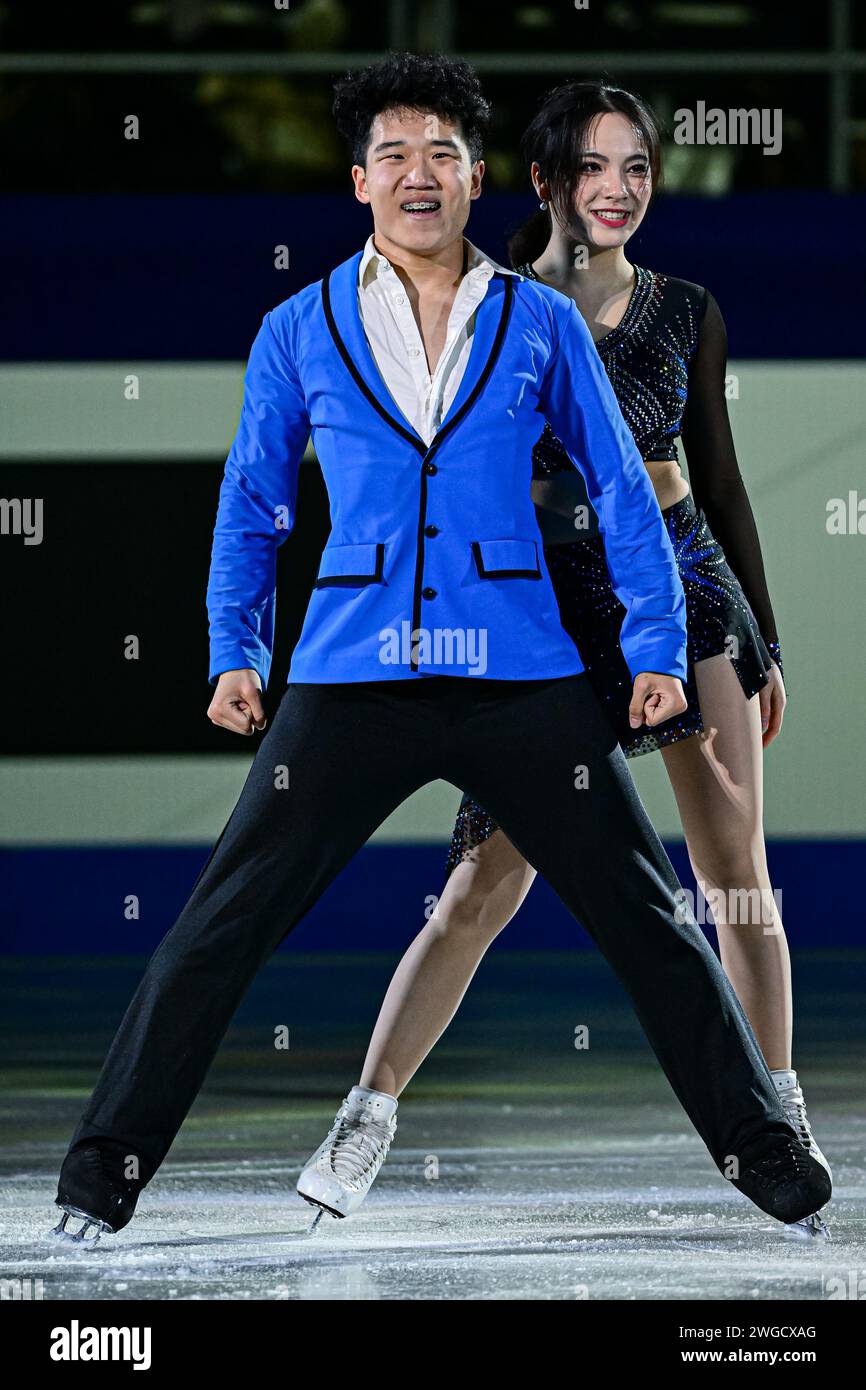 Hannah LIM & Ye QUAN (KOR), during Exhibition Gala, at the ISU Four ...