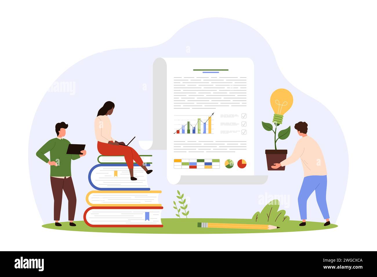 Business school, knowledge and education for success of new project ...